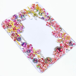 Custom Decorated Toploader, Kpop Photocard Deco, Cute Teddy Flower ...