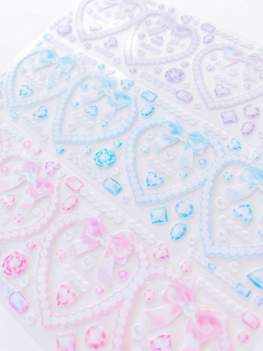 Princess Locket Frame Deco Stickers, Pastel Confetti, Heart Polco Cute ...