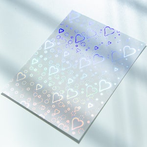Holo Laminate Sheets, Toploader Deco Stickers, Kpop Deco Sheets, Star ...