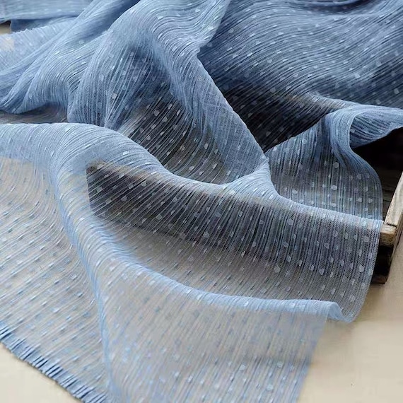 2 Yards Pleats Mesh Fabric Vertical Crease Ruffled Tulle - Etsy