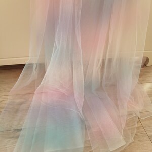 5 Yards/lot Soft Colorful Mesh Fabric Wedding Dress Skirt Wedding ...