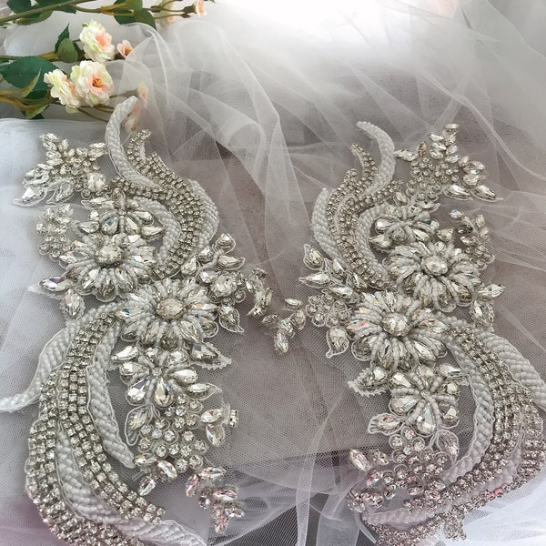 Crystal Applique - Etsy