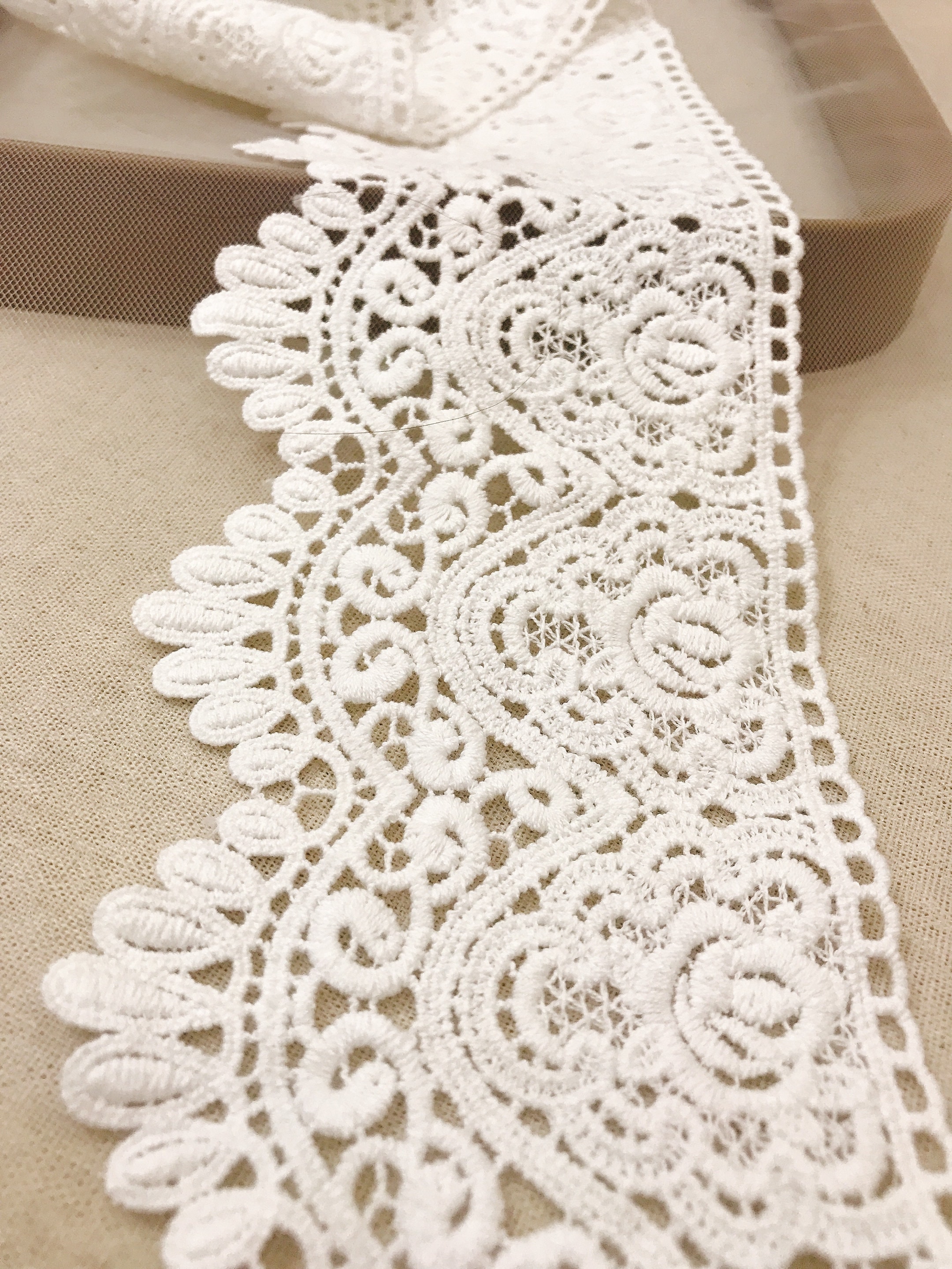 3 Yards Black Cotton Lace Trim Crochet Cotton Lace for Bridal - Etsy