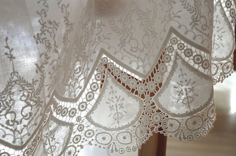 1 Yard Eyelet Cotton Fabric by the Yard,embroidered Eyelet Cotton ...