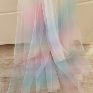 5 Yards/lot Soft Colorful Mesh Fabric Wedding Dress Skirt Wedding ...