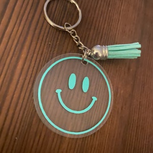 Smiley Keychains - Etsy