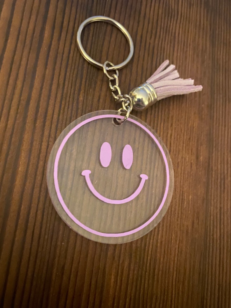 Smiley Keychains - Etsy