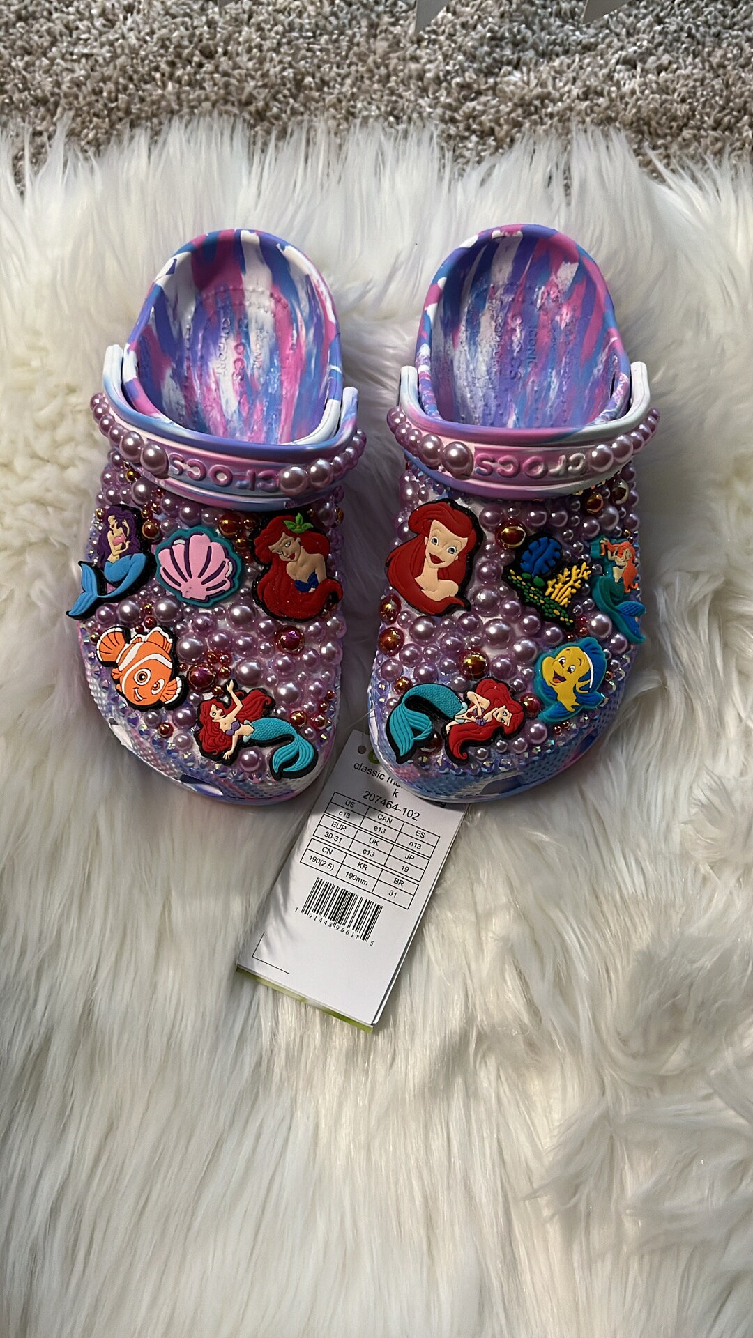 Custom Crocs Little Mermaid - Etsy