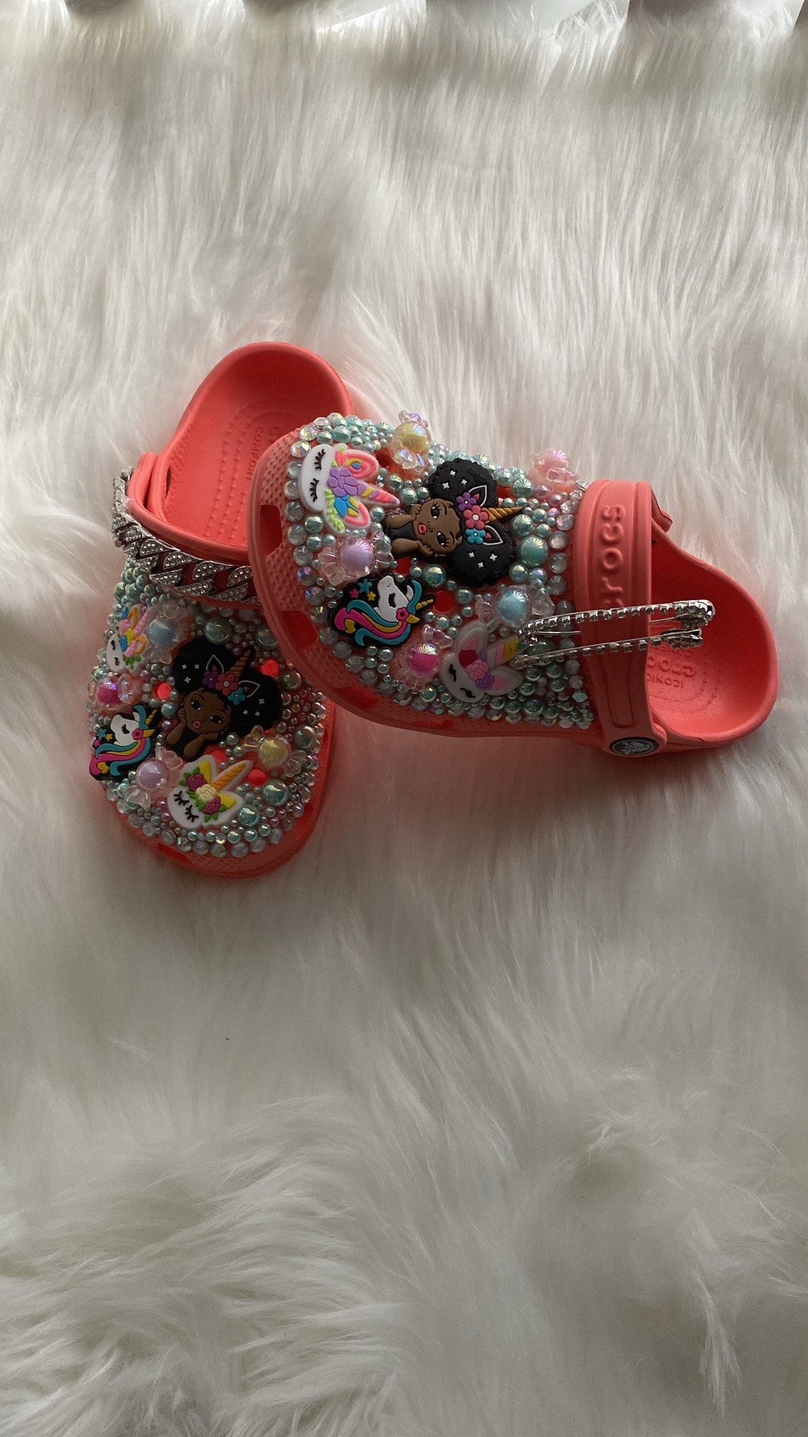Bling Unicorn Crocs - Etsy