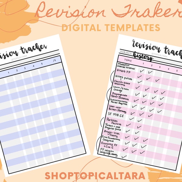 Revision Tracker - Etsy