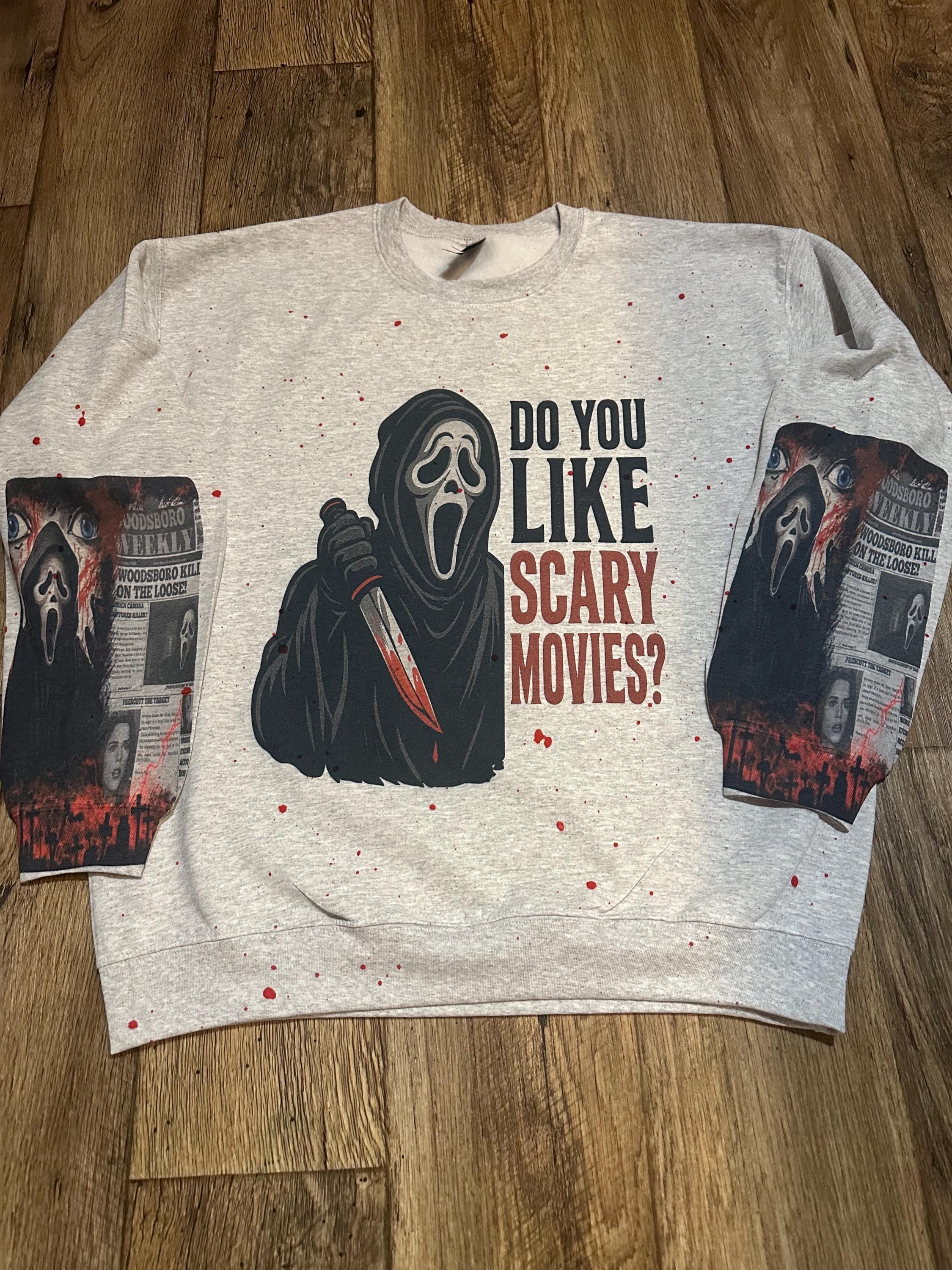 Vintage Blood Splatter Ghostface Crewneck - Etsy