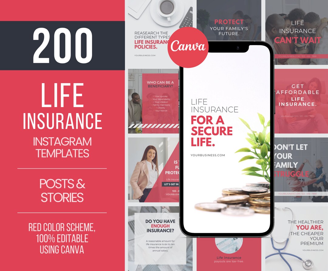 200 Life Insurance Templates, Life Insurance Marketing, Life Insurance ...