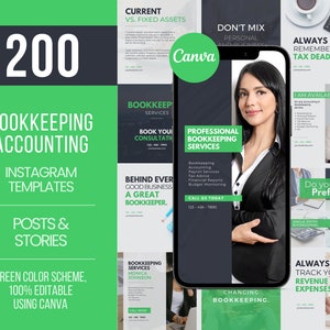 200 Bookkeeping Templates, Bookkeeping Social Media Posts, Bookkeeping ...