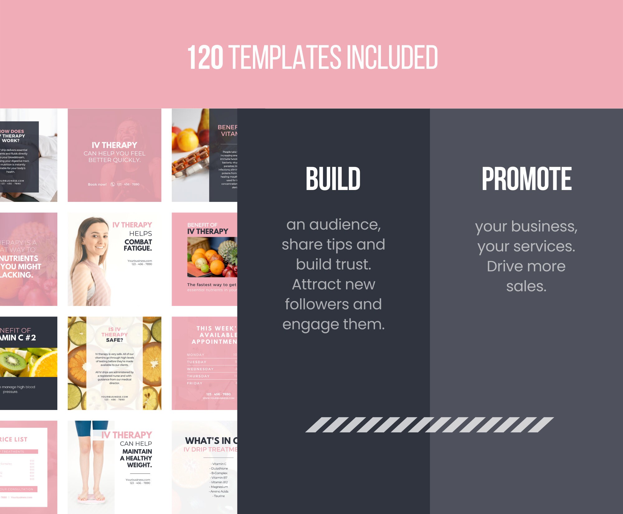 120 IV Hydration Templates, IV Therapy Marketing, IV Therapy Flyer, Iv ...