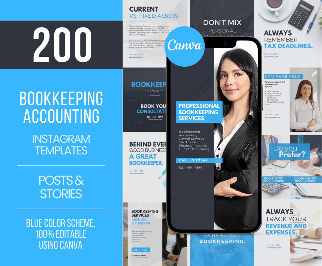 200 Bookkeeping Templates, Bookkeeping Social Media Posts, Bookkeeping ...
