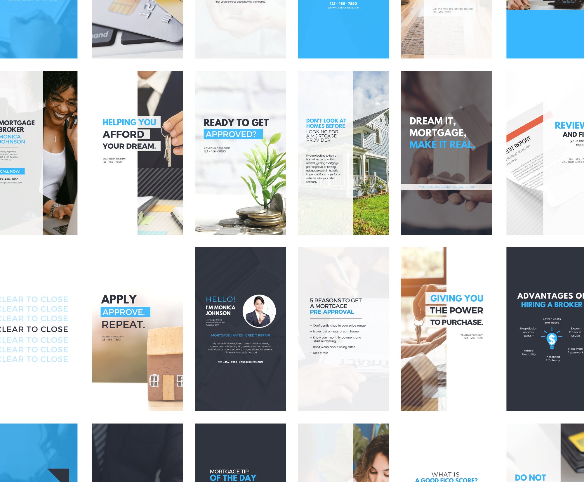 350 Mortgage Broker Templates, Mortgage Marketing, Mortgage Broker ...