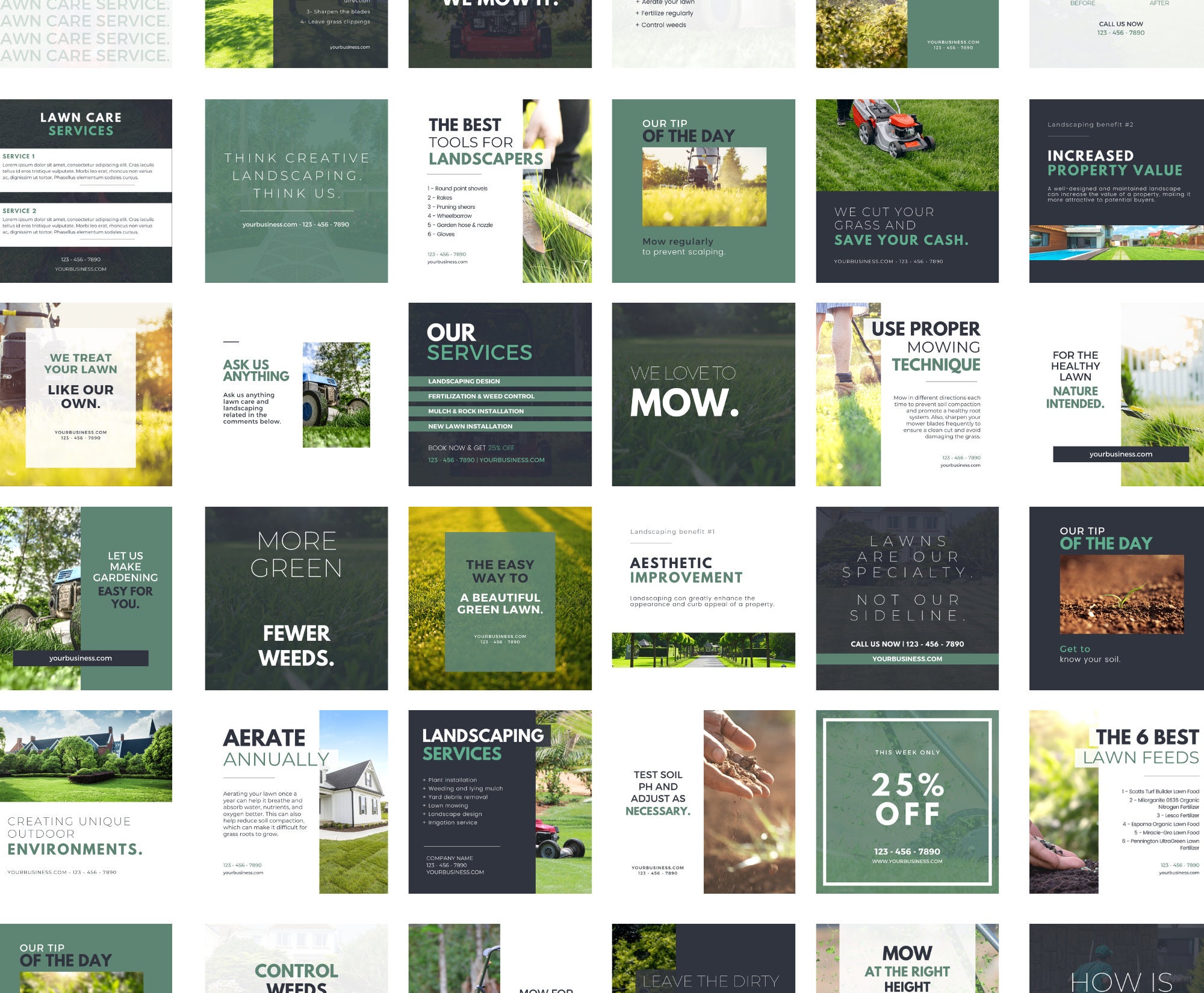 150 Landscaping Templates, Landscaping Flyer for Landscaping Marketing ...