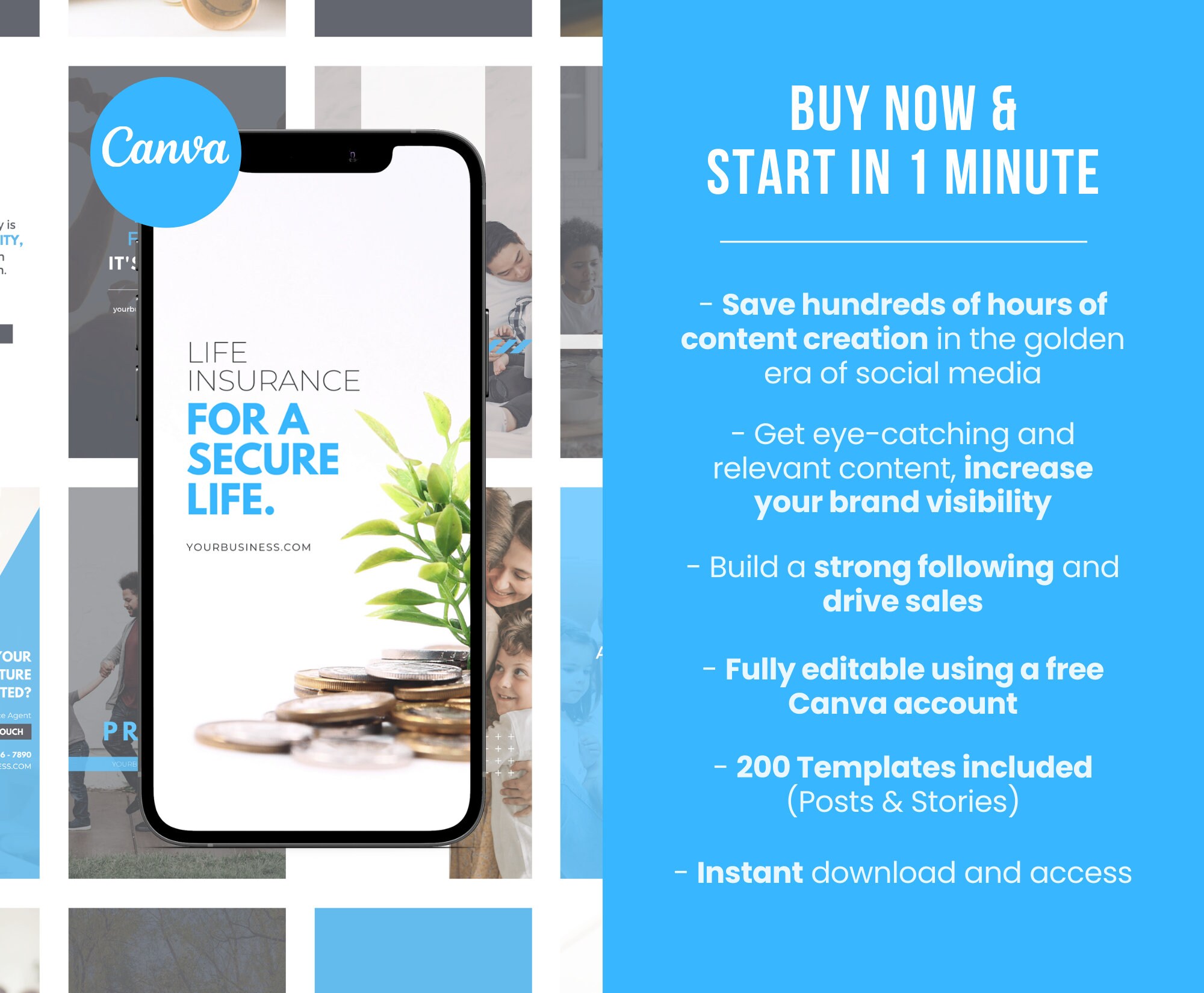 200 Life Insurance Templates, Life Insurance Marketing, Life Insurance ...