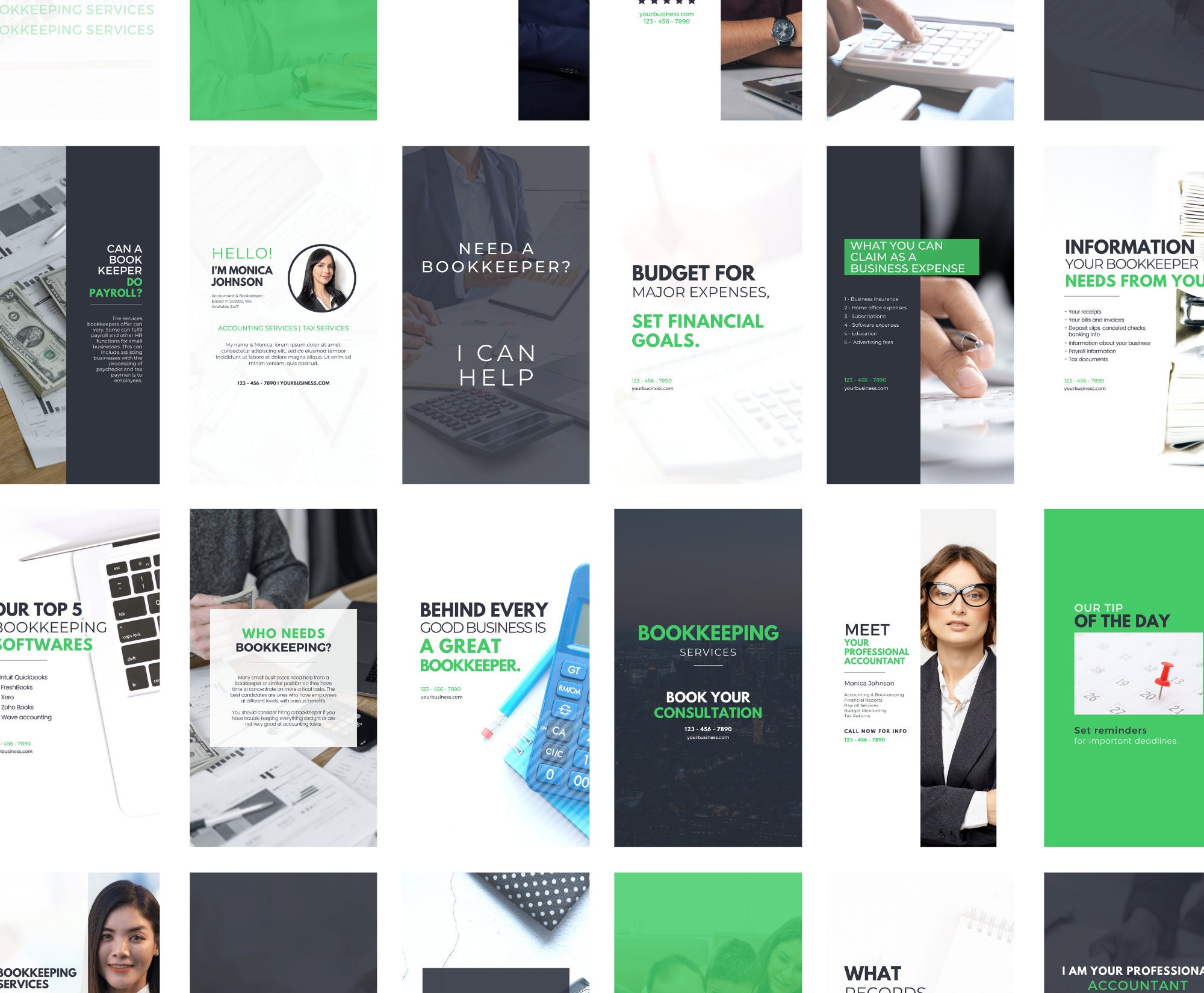 200 Bookkeeping Templates, Bookkeeping Social Media Posts, Bookkeeping ...