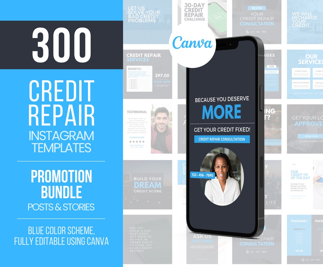 300 Credit Repair Templates, Credit Repair Flyer, Credit Repair ...