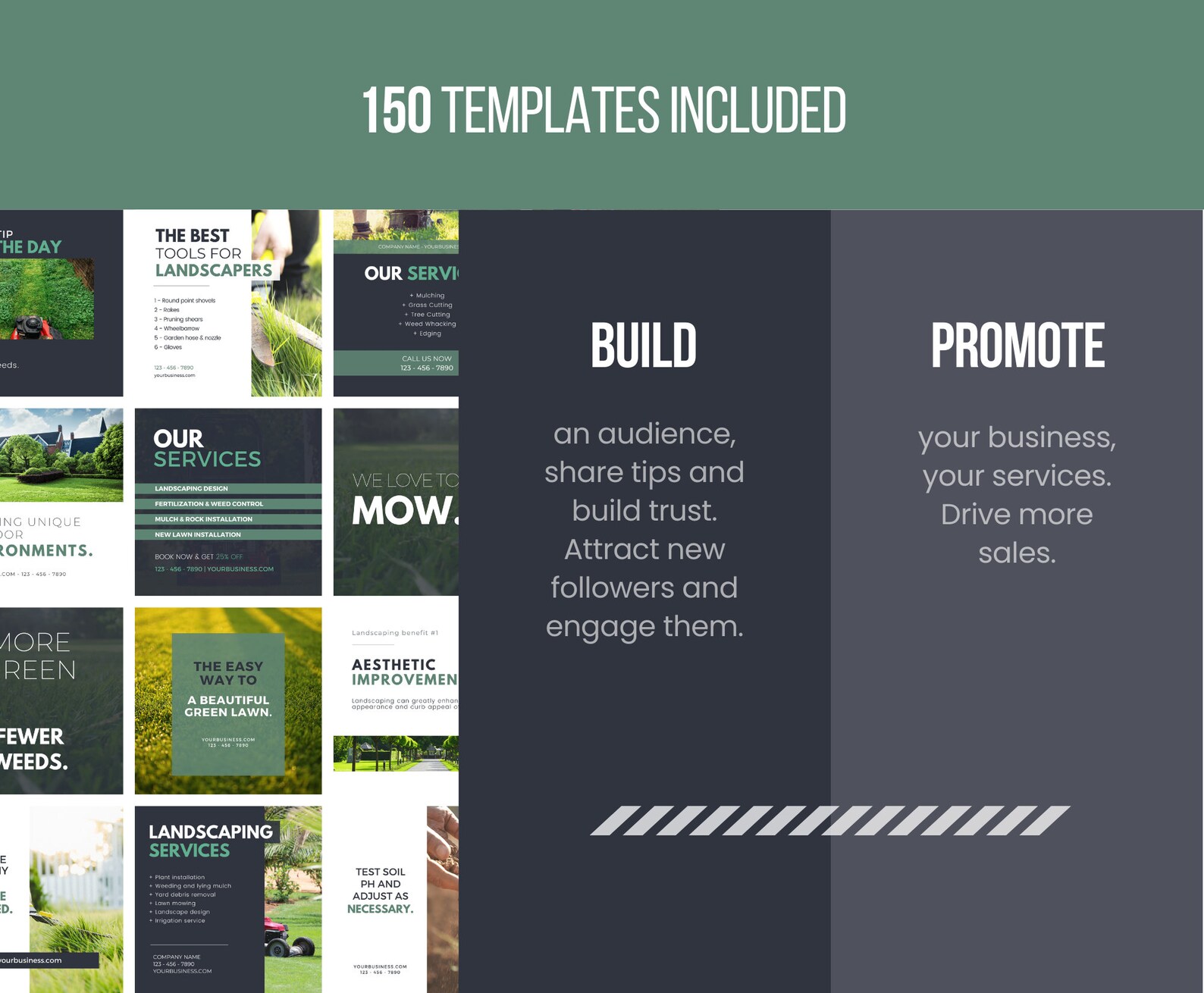 150 Landscaping Templates, Landscaping Flyer for Landscaping Marketing ...