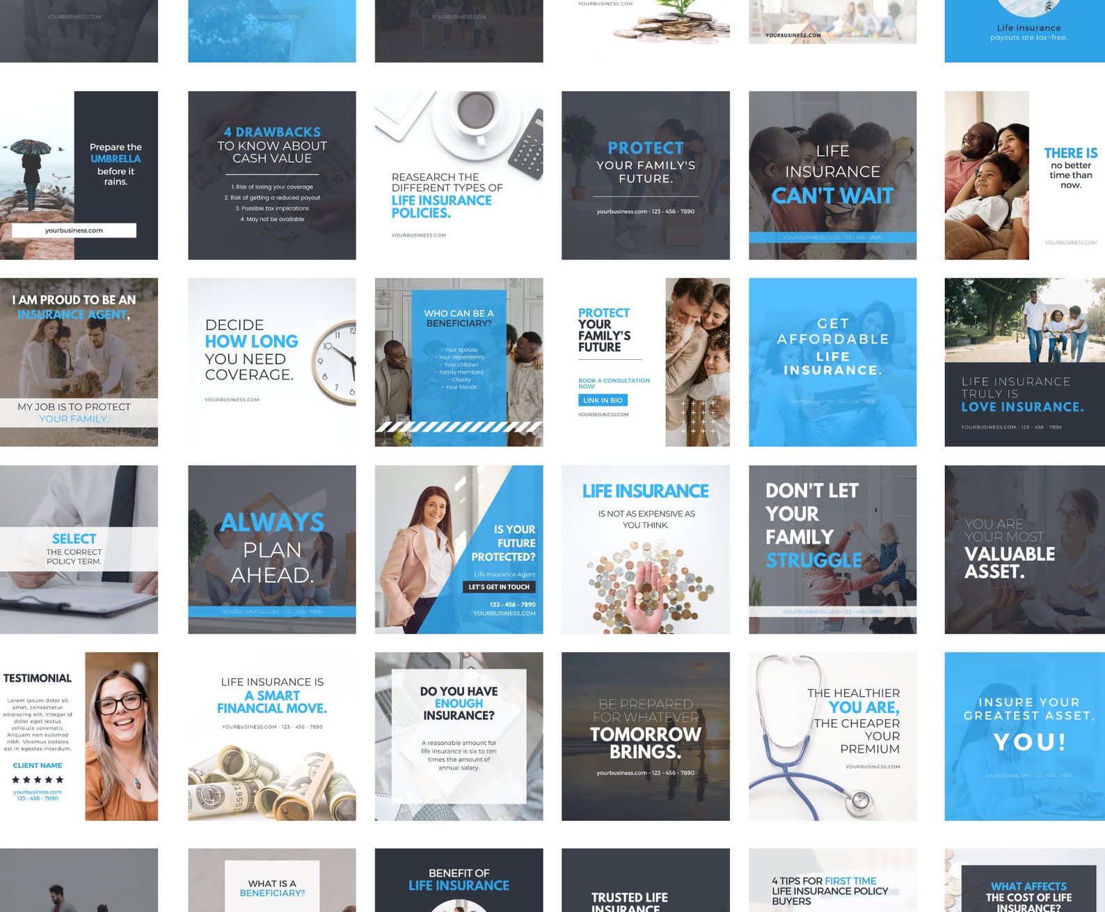 200 Life Insurance Templates, Life Insurance Marketing, Life Insurance ...
