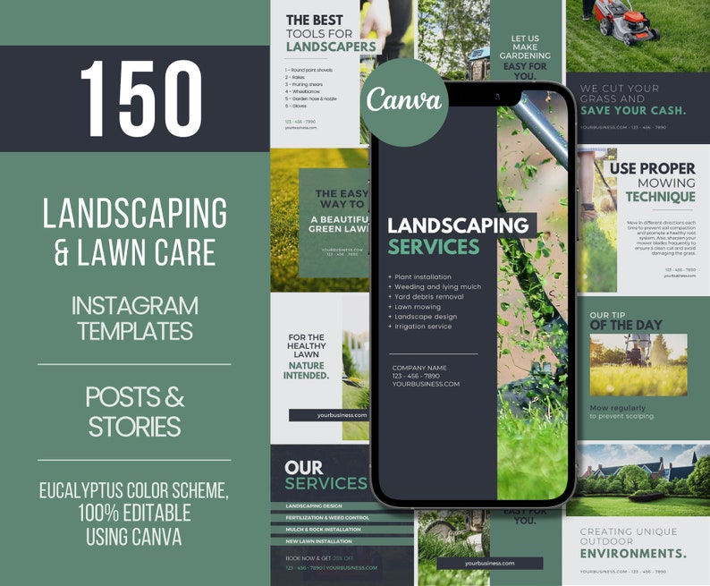 150 Landscaping Templates, Landscaping Flyer for Landscaping Marketing ...