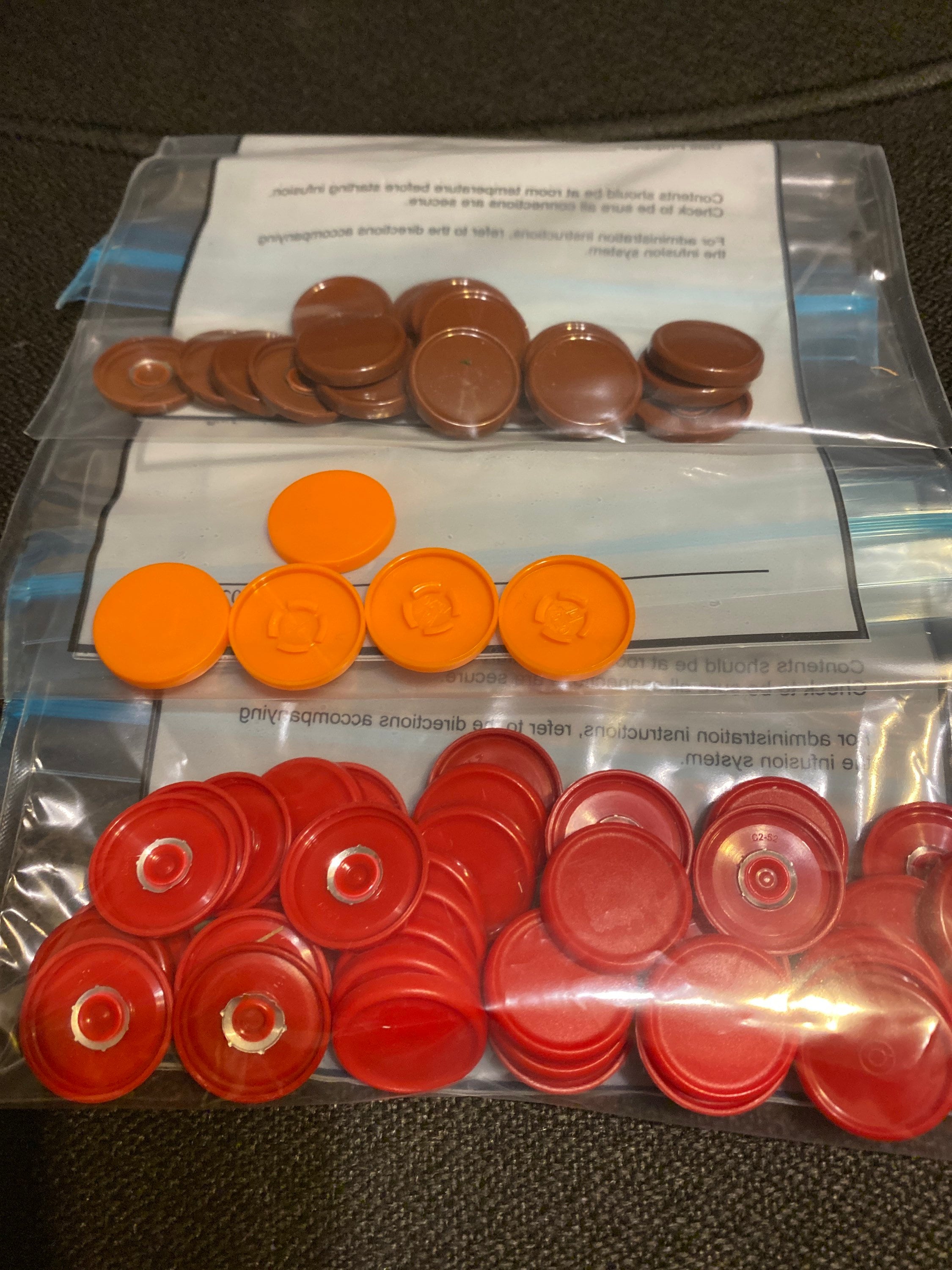 Medication Vial Caps (crafts DIY) Rainbow Colors - Etsy