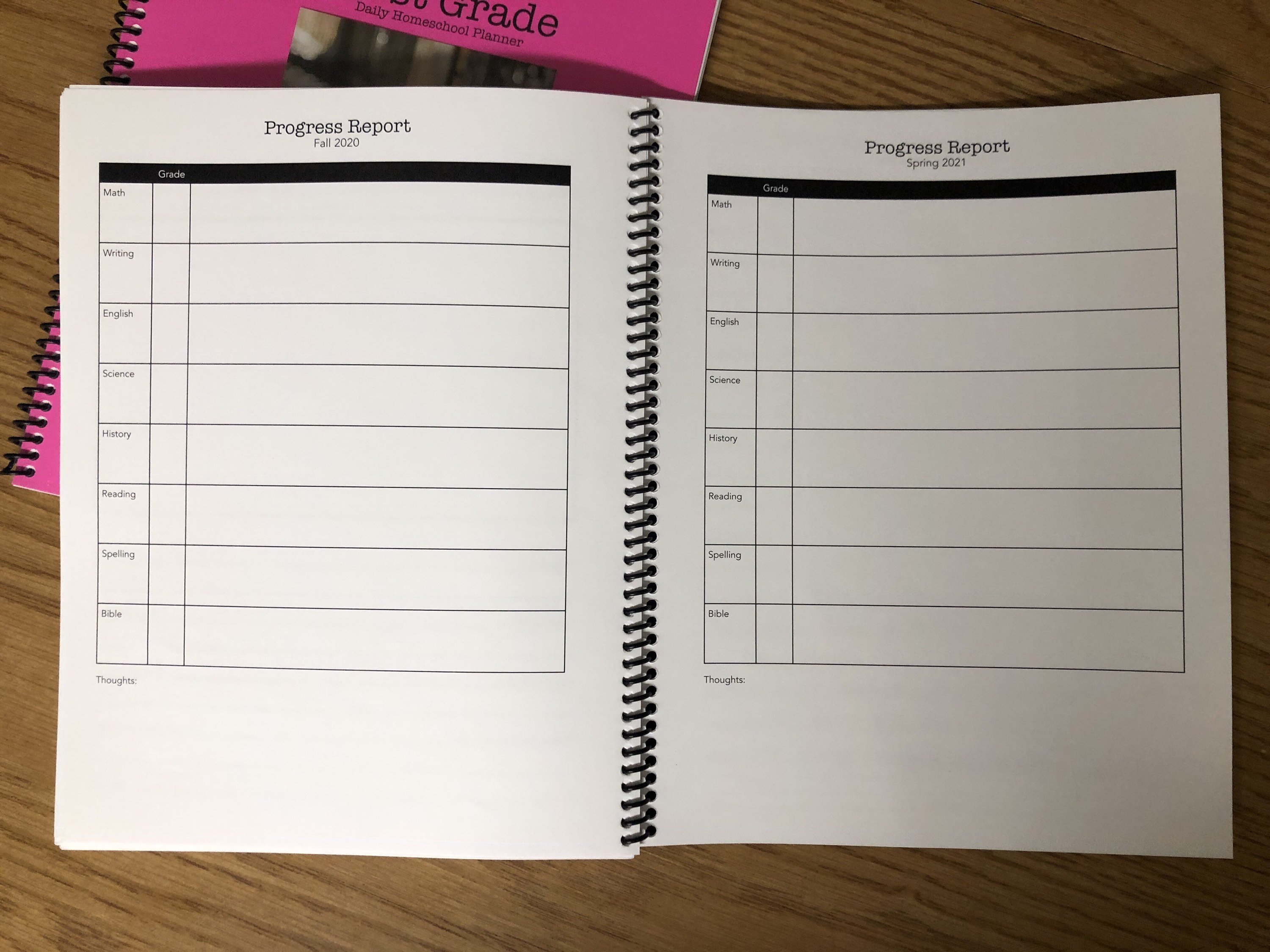 A 2020-2021 Homeschool Planner 180 days Scheduler | Etsy