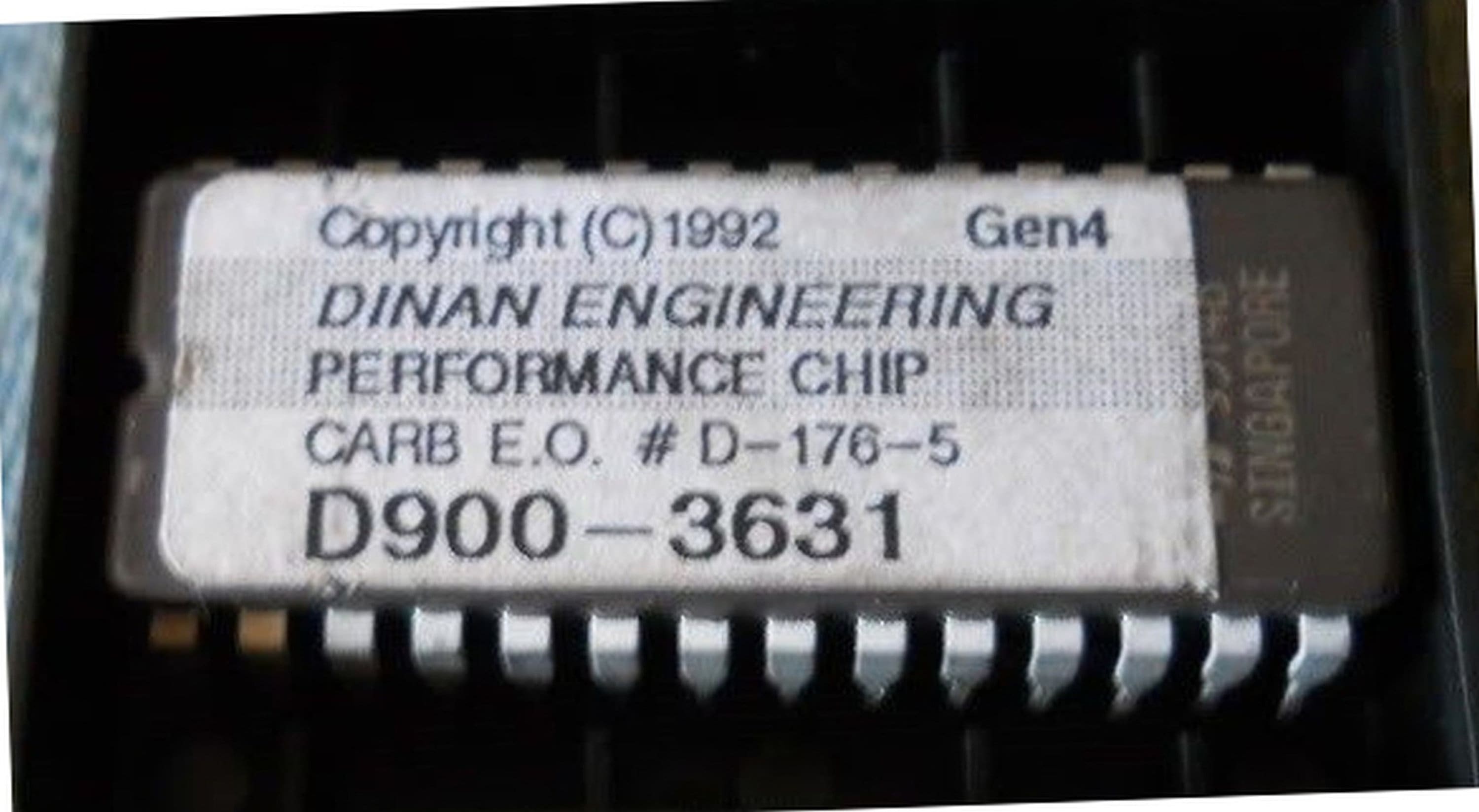 DINAN D900-3631E ECU Performance Chip Eprom for BMW E34 M5 1991 Through 1993 S38b36 Powered M5s ...