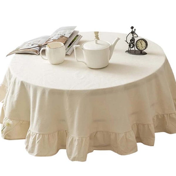 Ruffle Tablecloth - Etsy
