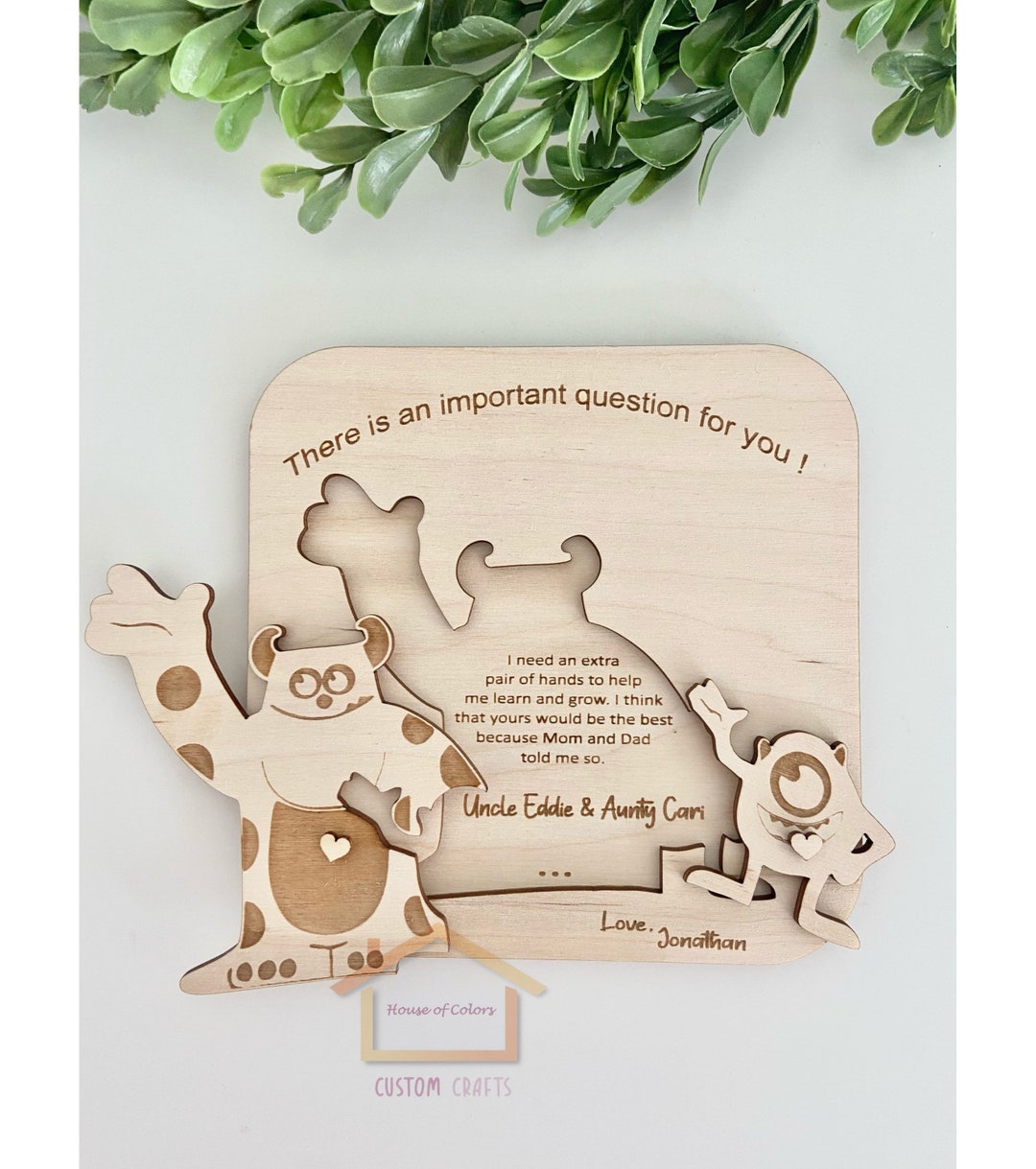 Godparents Godfather Godmother Invitation | Godparents Proposal | Will ...