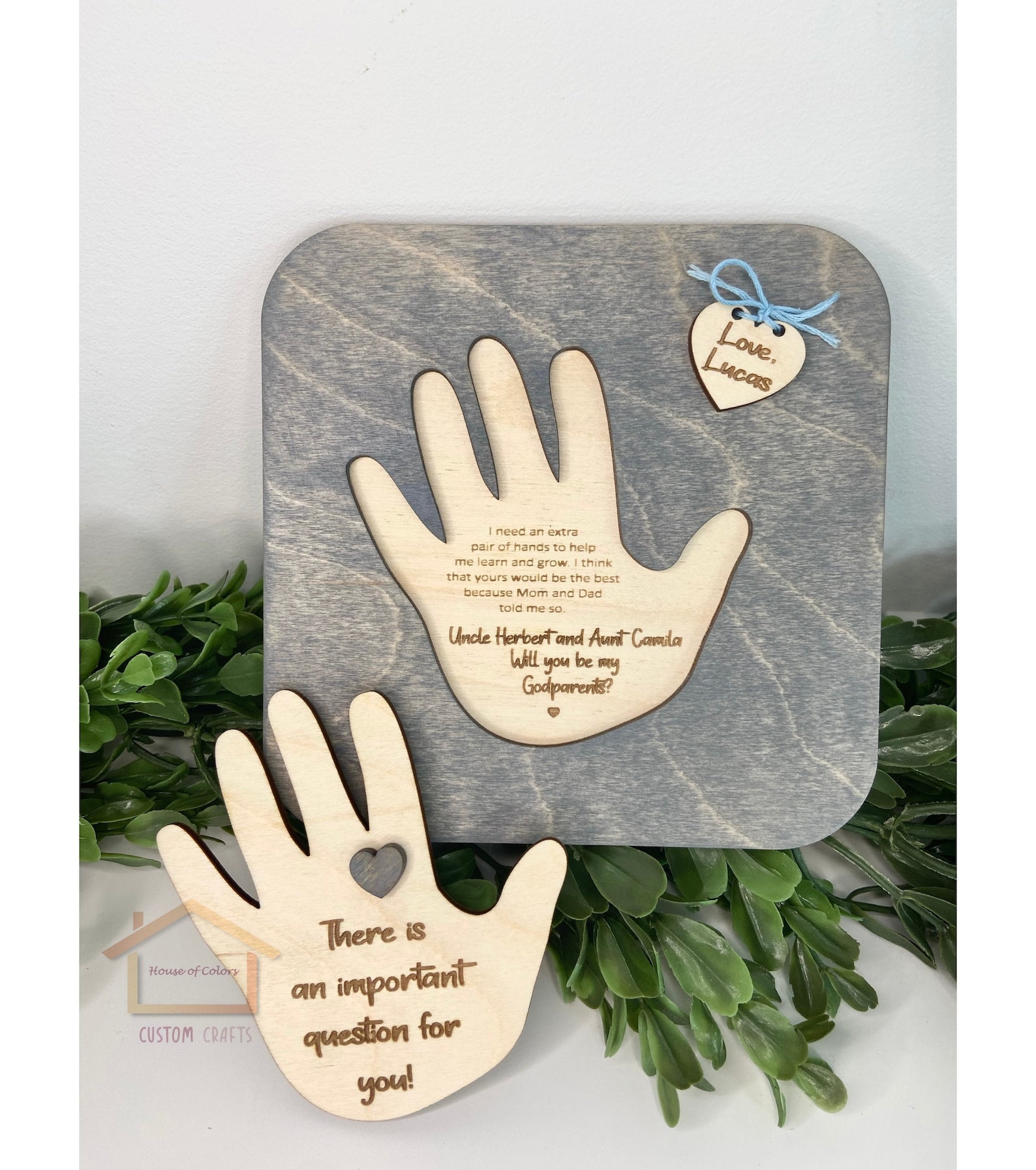 Godparents Godfather Godmother Invitation | Godparents Proposal | Will ...