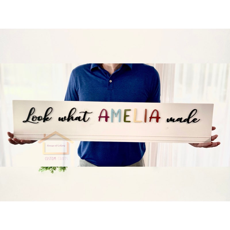 Look What I Made Sign - Etsy