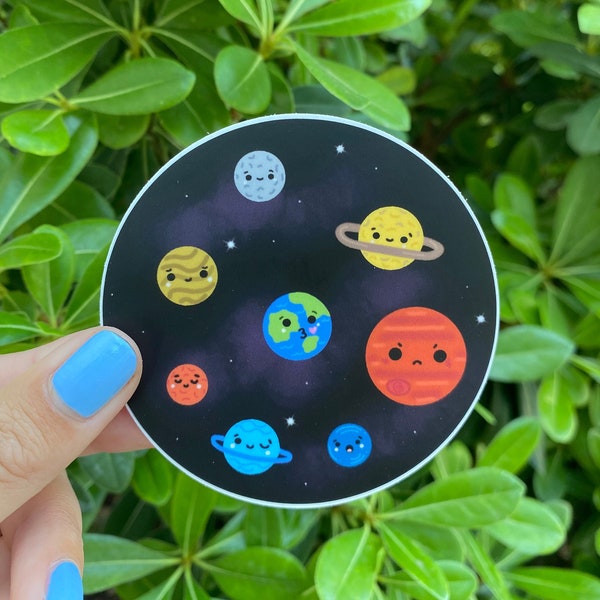 Solar System Sticker - Etsy