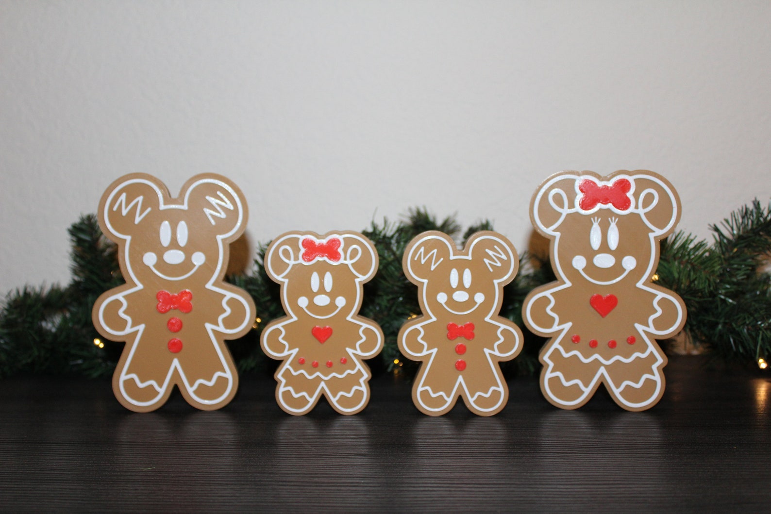 Gingerbread Mickey and Minnie - Etsy