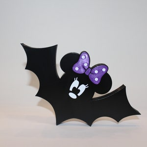 Mickey and Minnie Mouse Bats / Disney Inspired Halloween Decorations - Etsy