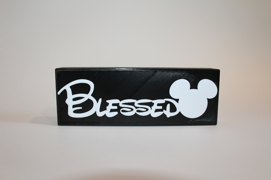 Disney BLESSED Block - Etsy