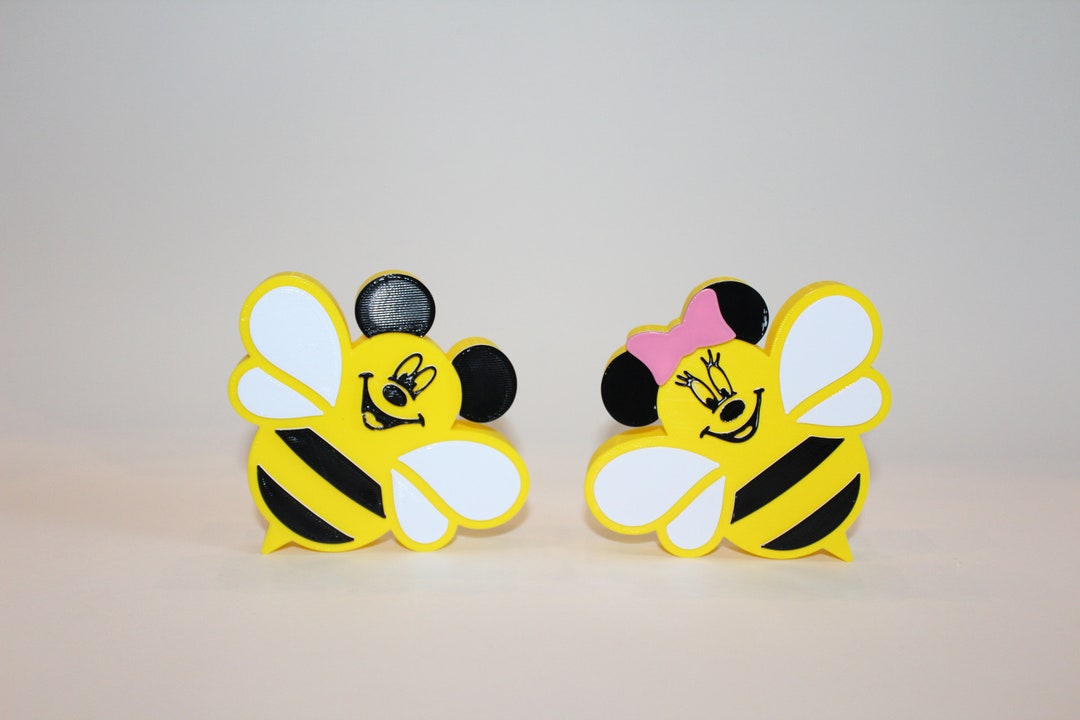 Mickey and Minnie Bees - Etsy