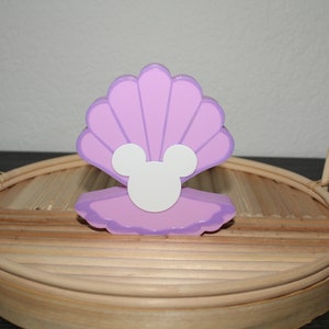 Perfect Pearl Mickey Clam Shell Decor - Etsy