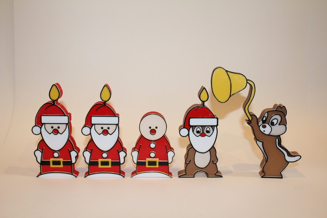 Pluto's Christmas Tree Inspired Chip and Dale Decor - Etsy