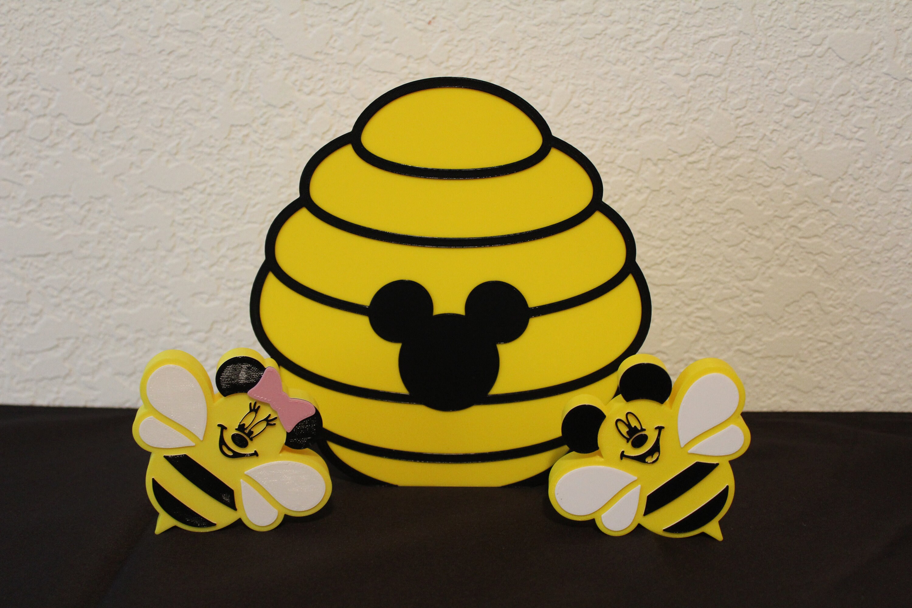 Mickey and Minnie Bees | Etsy