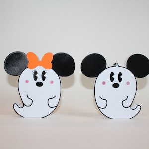 Mickey and Minnie Mouse Ghosts / Disney Inspired Halloween Decorations ...