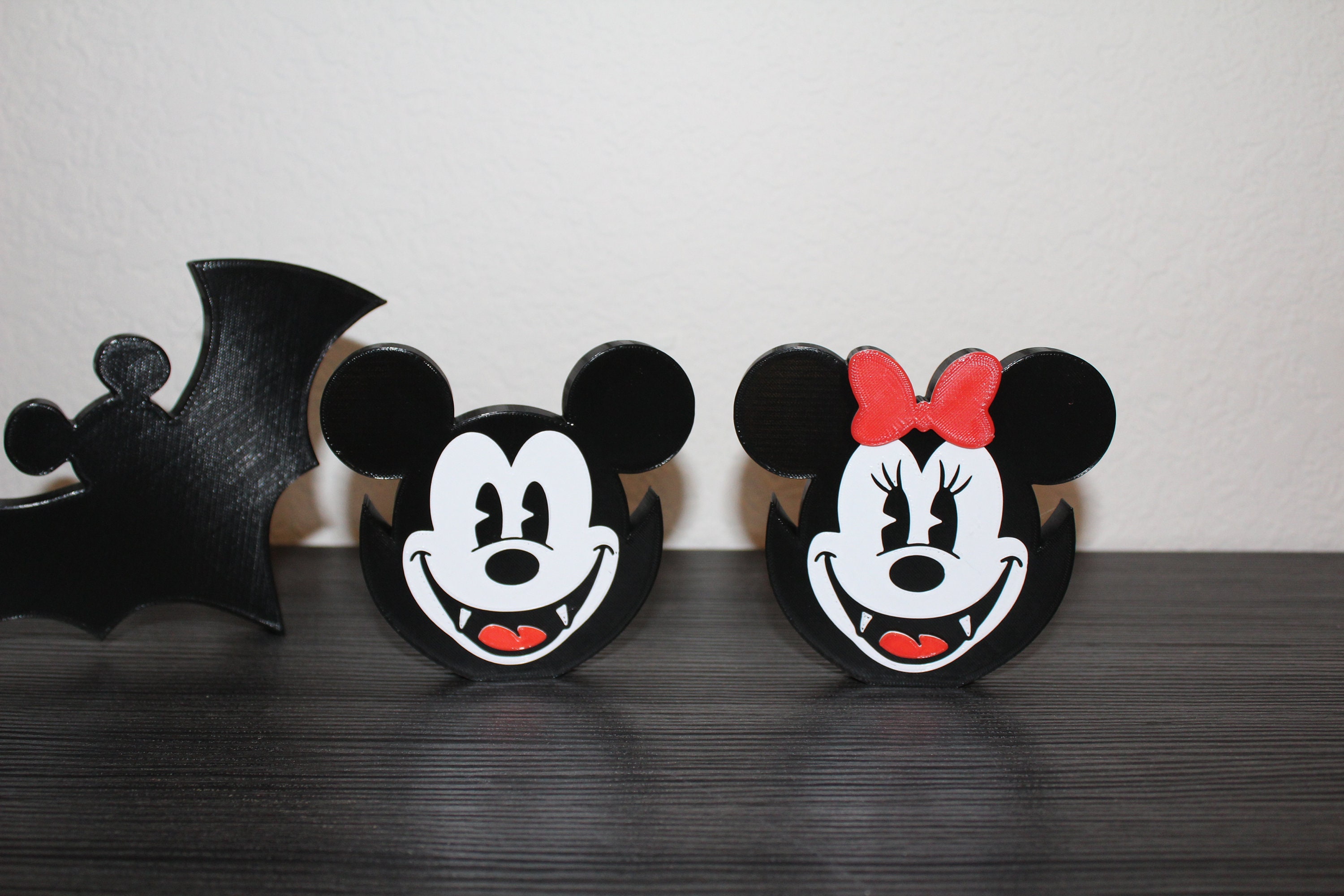 Mickey and Minnie Vampire's | Etsy