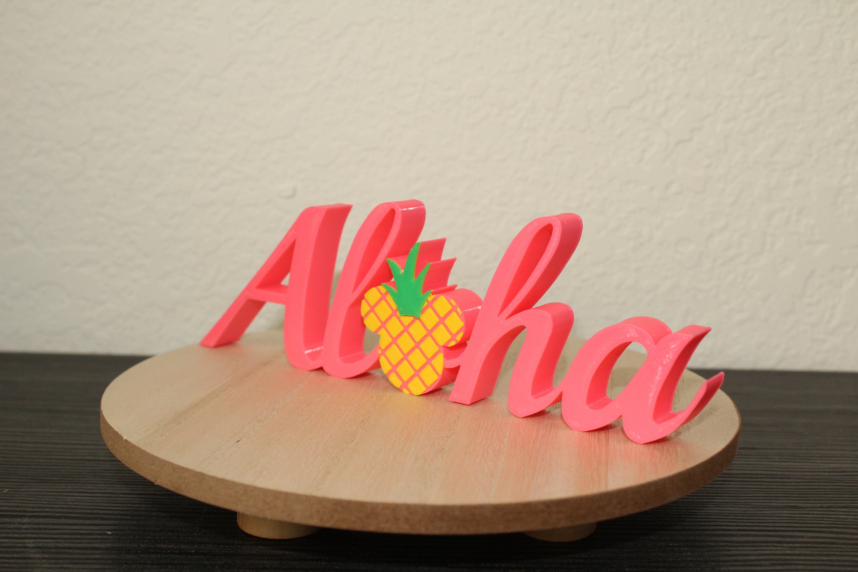 ALOHA Hawaiian Mickey Pineapple Sign - Etsy