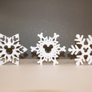 Disney Standing Snowflakes - Etsy