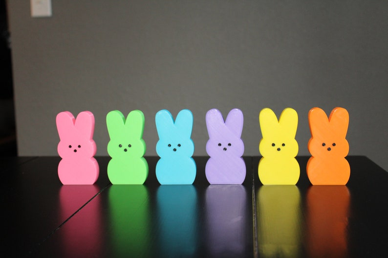 Set of Colorful Peeps - Etsy
