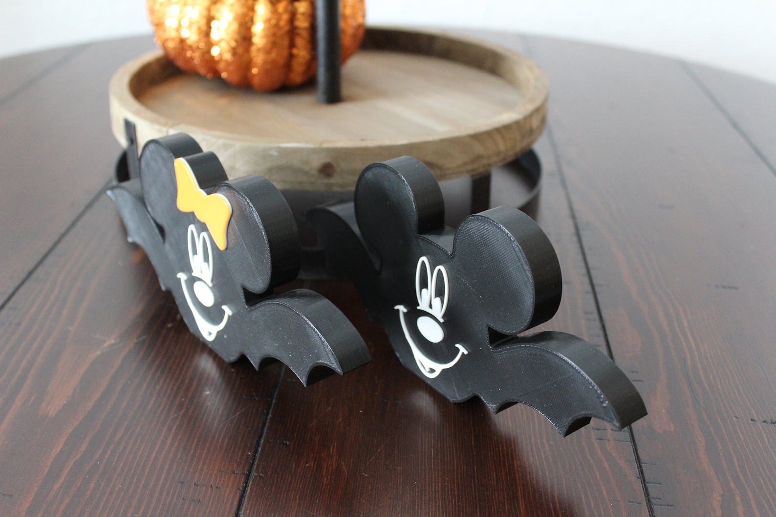 Mickey and Minnie Mouse Bats / Disney Inspired Halloween - Etsy