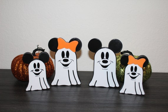Mickey and Minnie Mouse Ghosts / Disney Inspired Halloween - Etsy