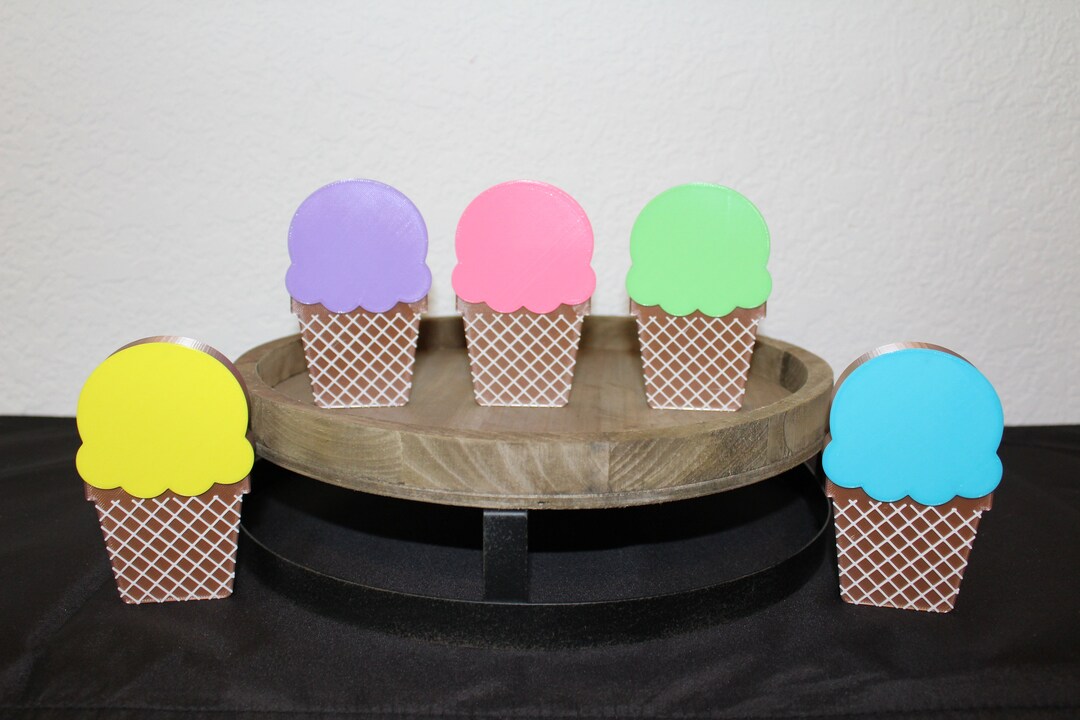 Summer Fun Ice Cream Cone Set - Etsy